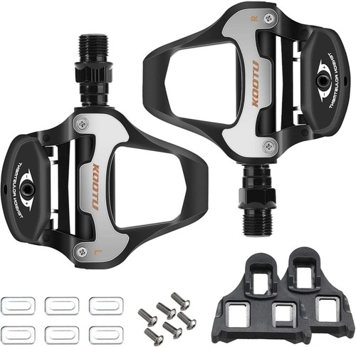 Clip Pedals for Look Keo System Road Bike Clipless pedals with cleats ...