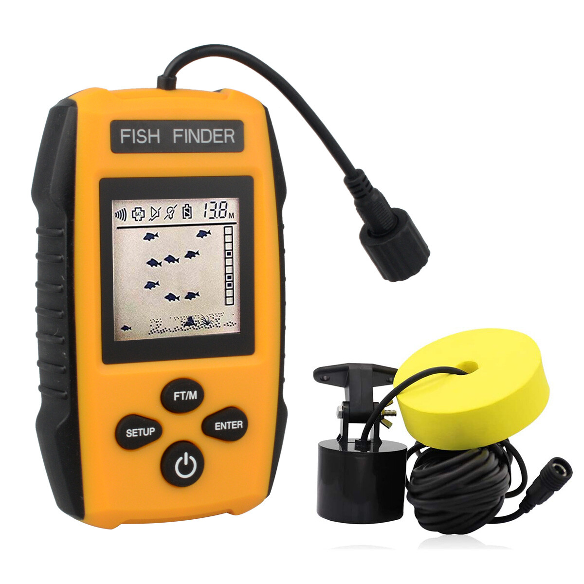 Wireless Sonar Color | Portable Fish Detector