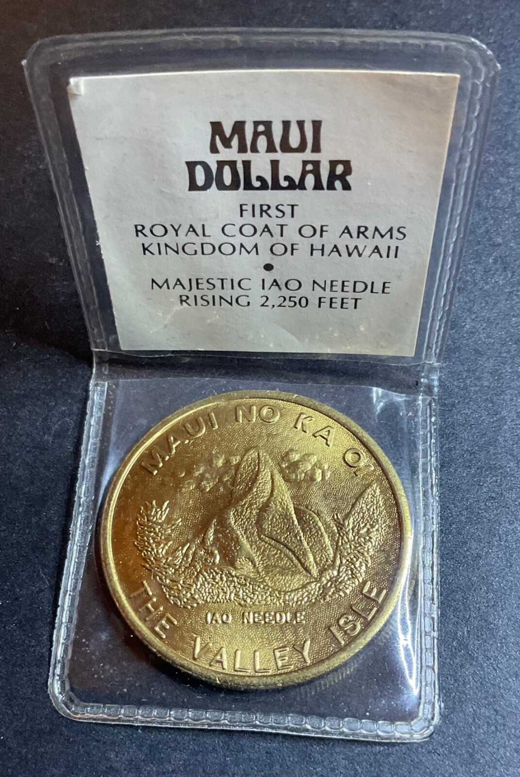 Hawaii Maui Dollar Coin Lahaina Capital Chamber of Commerce No Ka Oi | eBay