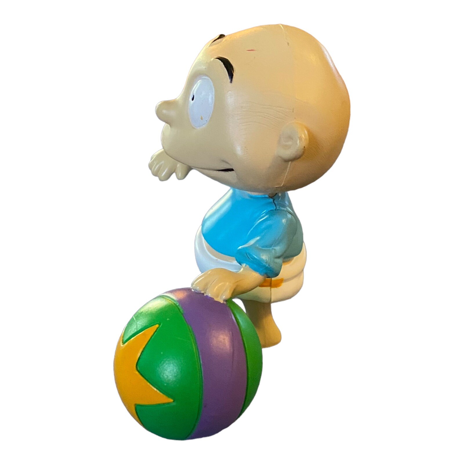VTG 1997 Tommy Pickles with Ball 3" PVC Figure Rugrats Blockbuster ...