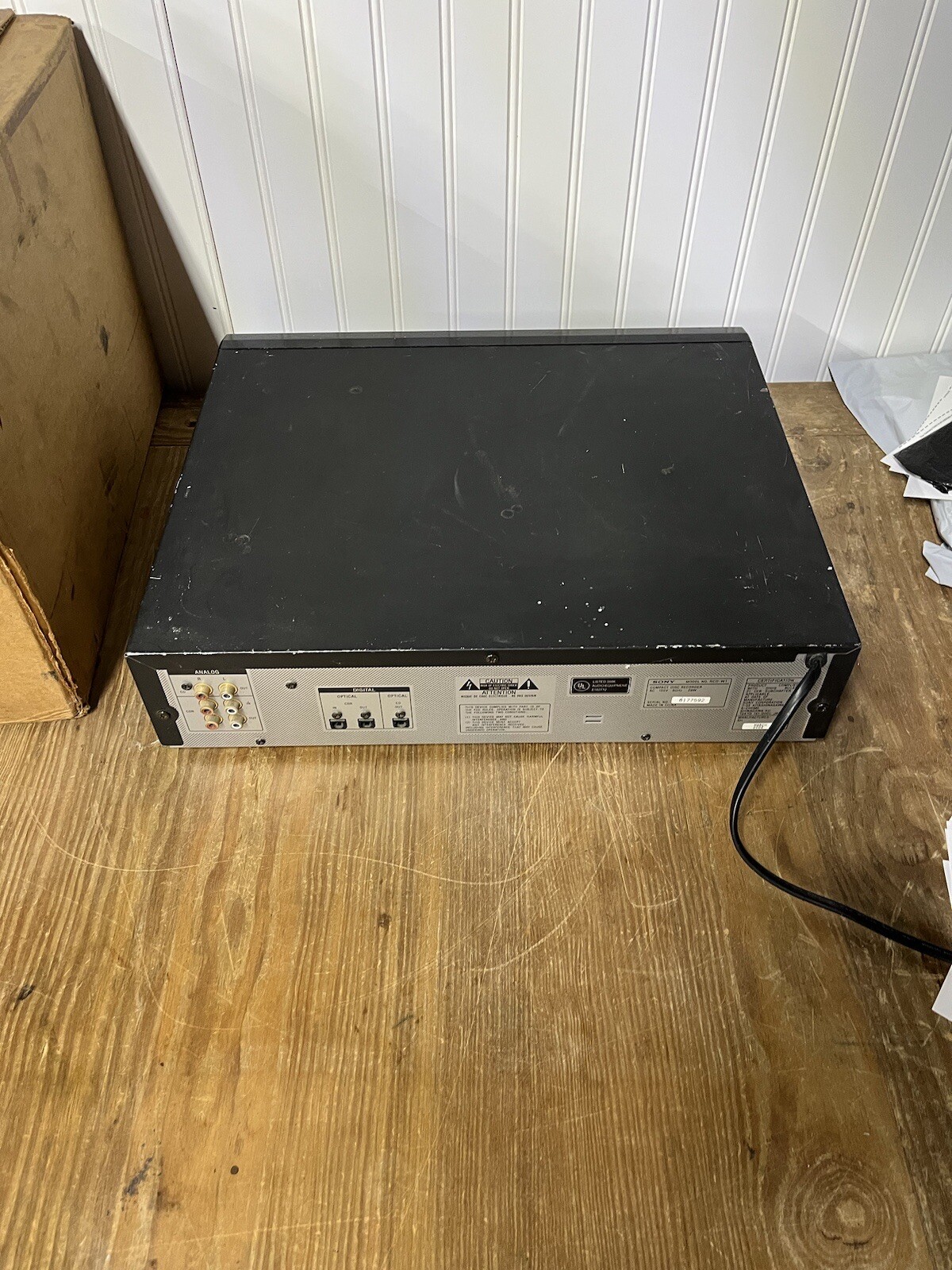 Sony RCD-W1 CD-R / CD-RW Digital Recorder CD Player *** For Parts Or ...