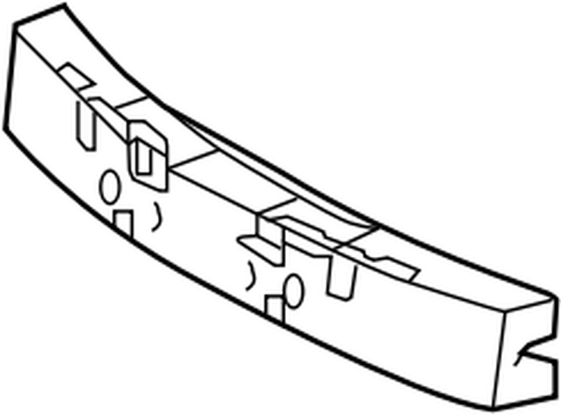 52611-47120 Toyota Absorber, front bumper energy 5261147120, New ...