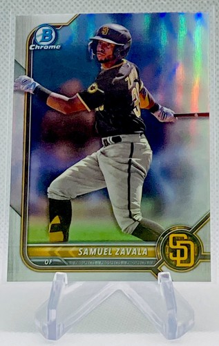 2022 Bowman Draft Chrome Samuel Zavala Refractor #BDC-98 - Padres/White ...