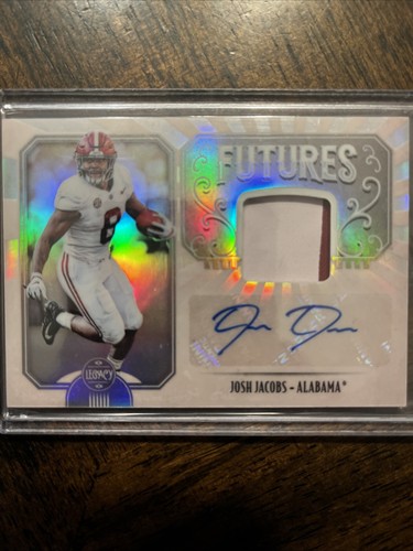 Josh Jacobs 2019 Legacy Futures Rookie 2 color Patch Auto Raiders ...