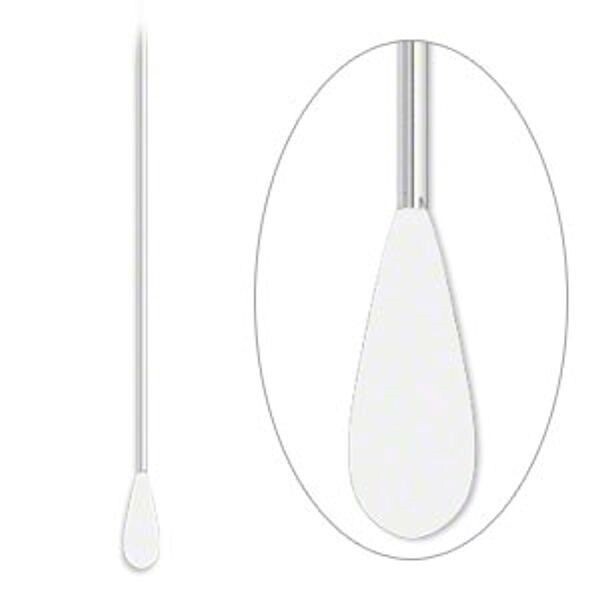 Paddle Pin, 100 Silver Plated Brass 22 Gauge 2 Inches Long Paddle Head ...