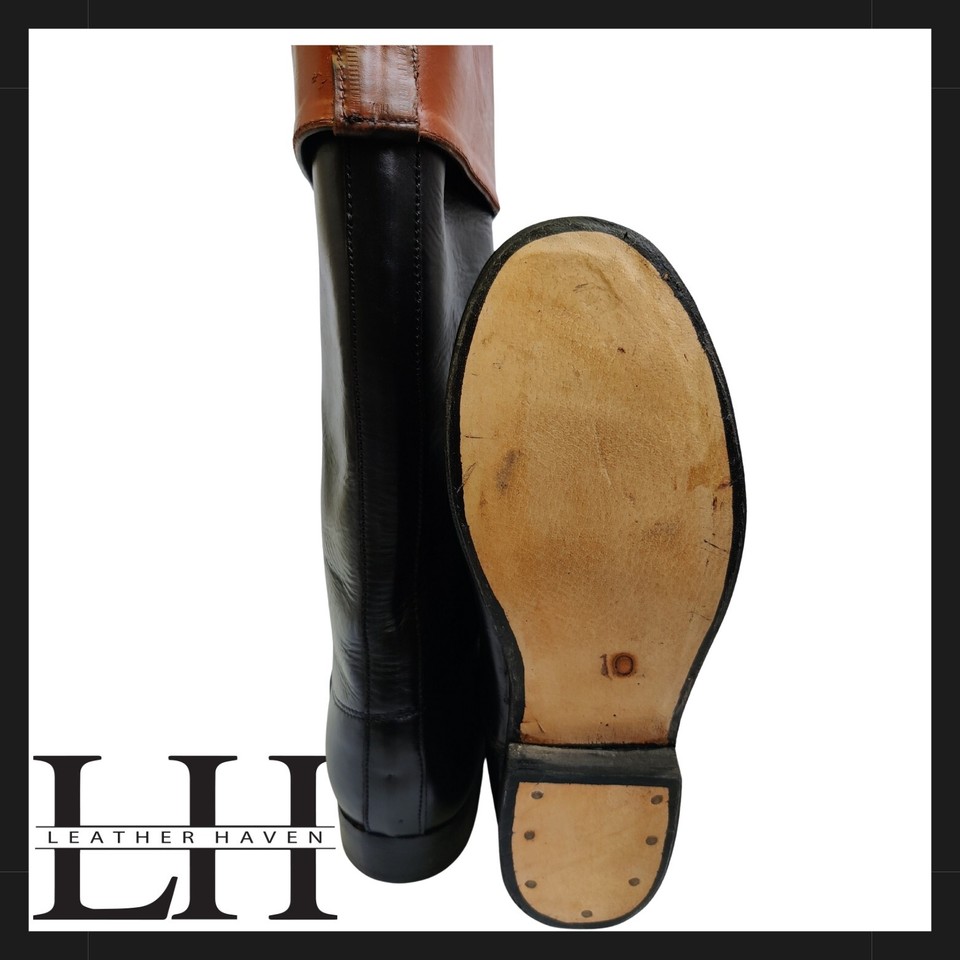 Revolutionary Colonial Riding Leather Boot, Long Leather Boot, Long ...
