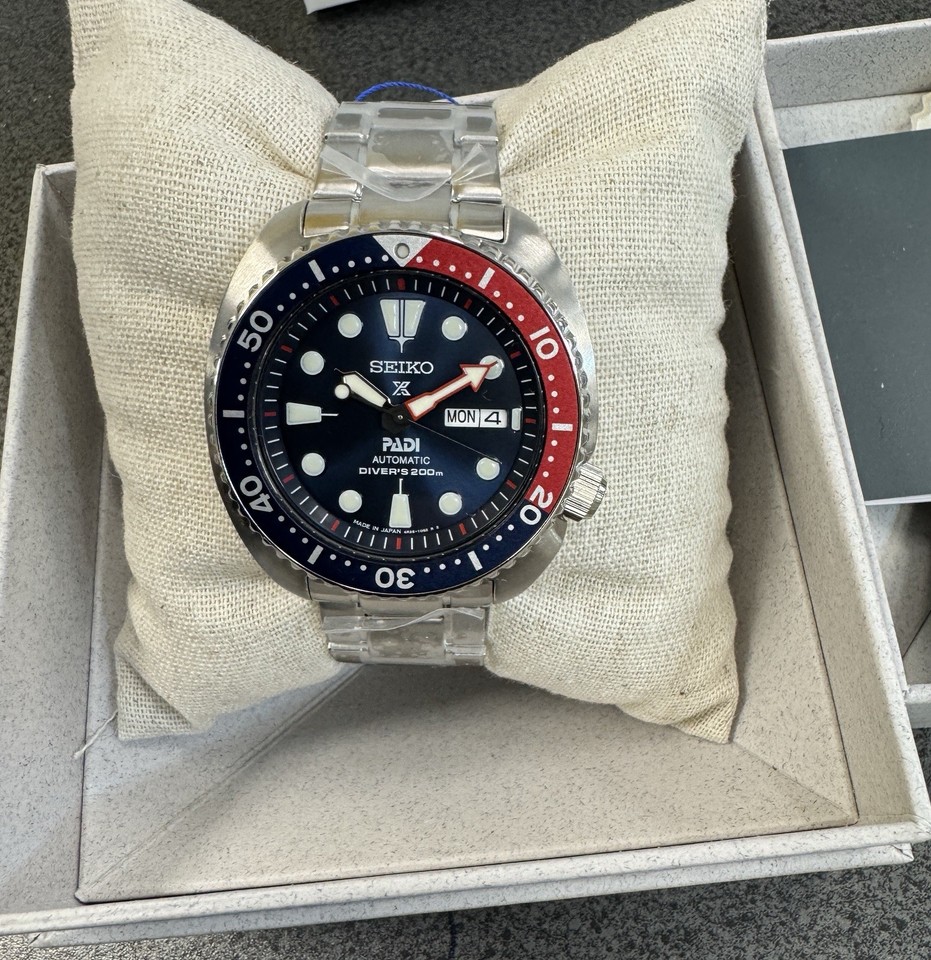 Seiko Prospex Turtle PADI 24 jewels Automatic Men's watch SRPE99 Made ...