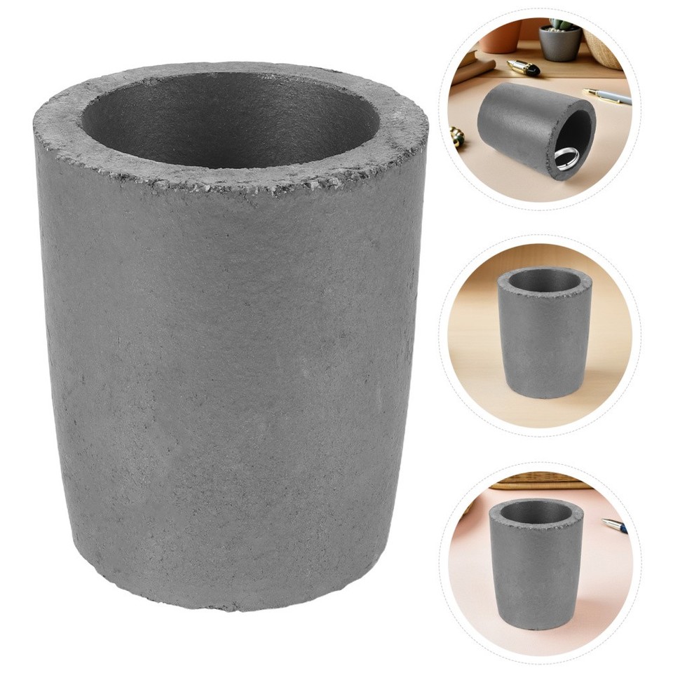 Clay Graphite Crucibles: Grey Foundry Cup Furnace Torch Melting Casting ...
