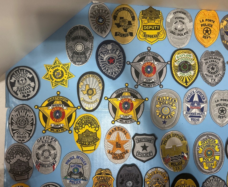 Lot Of 80 Texas Police SHERIFF ISD CONSTABLE ETC. Patches Nice Lot | eBay