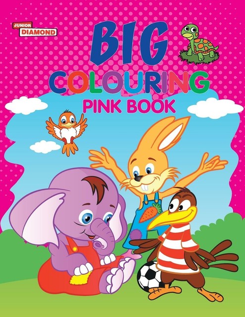 Big Colouring Pink Book for 5 to 9 years Old Kids| Fun Activity and ...