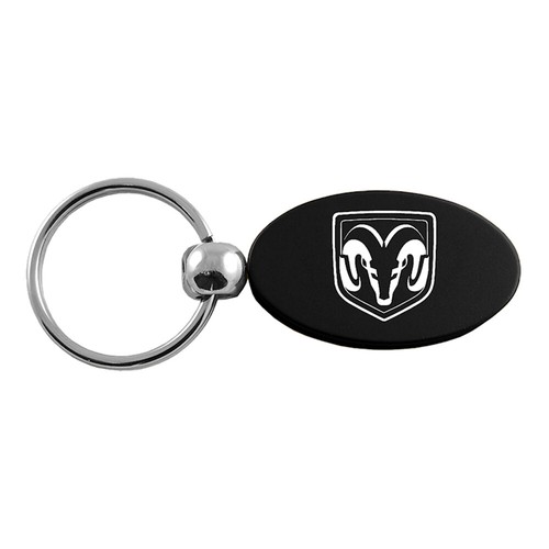Head Logo on Black Oval Keychain - Officially Licensed for Dodge RAM | eBay
