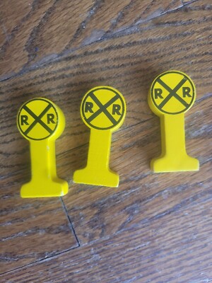 Thomas & Friends Wooden Railroad Crossing signs by Gullane (2007) | eBay