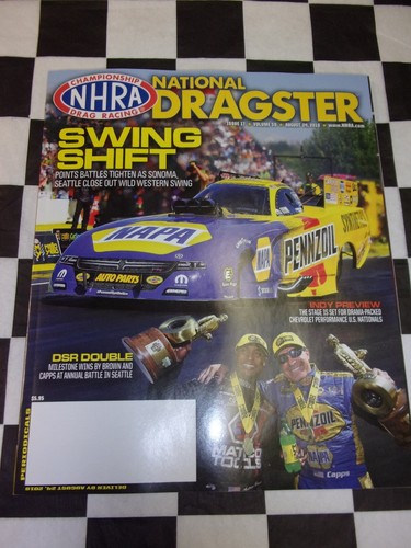 NHRA National Dragster Magazine 2018 Drag Racing Is 17 Vol 59 Aug 24 ...