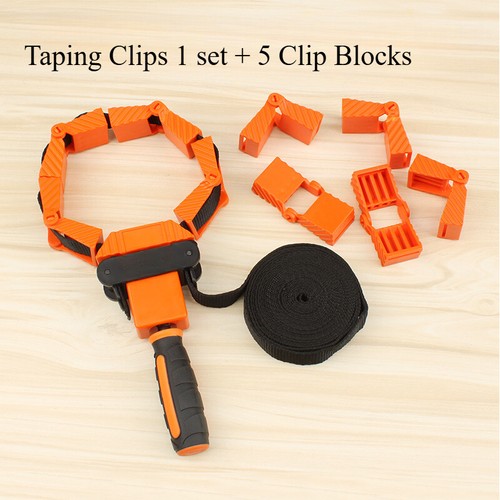 Woodworking Splicing Clip Nylon Taping Clip Tool Polygonal Angle Clip ...