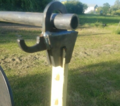 AR500 T post Conduit Target Stand W/ Integrated Gong Hanger (2 Pack) | eBay