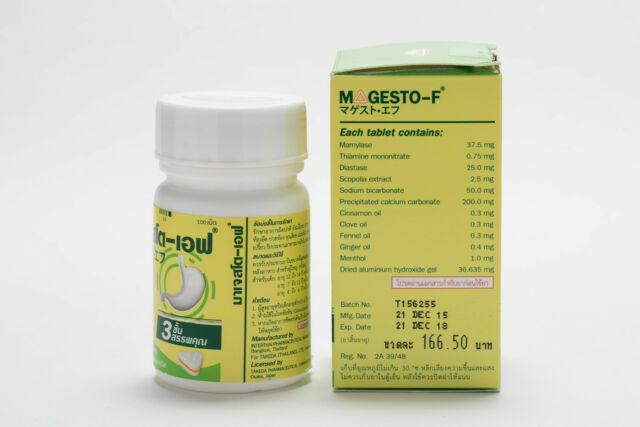 Magesto F Digestive Gastric Tablet Sandwich Anti Pain Over Eating ...