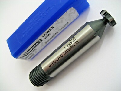2.5mm x 10.5mm WOODRUFF TOOL KEY SEATING TOOL HSS EUROPA TOOL CLARKSON ...