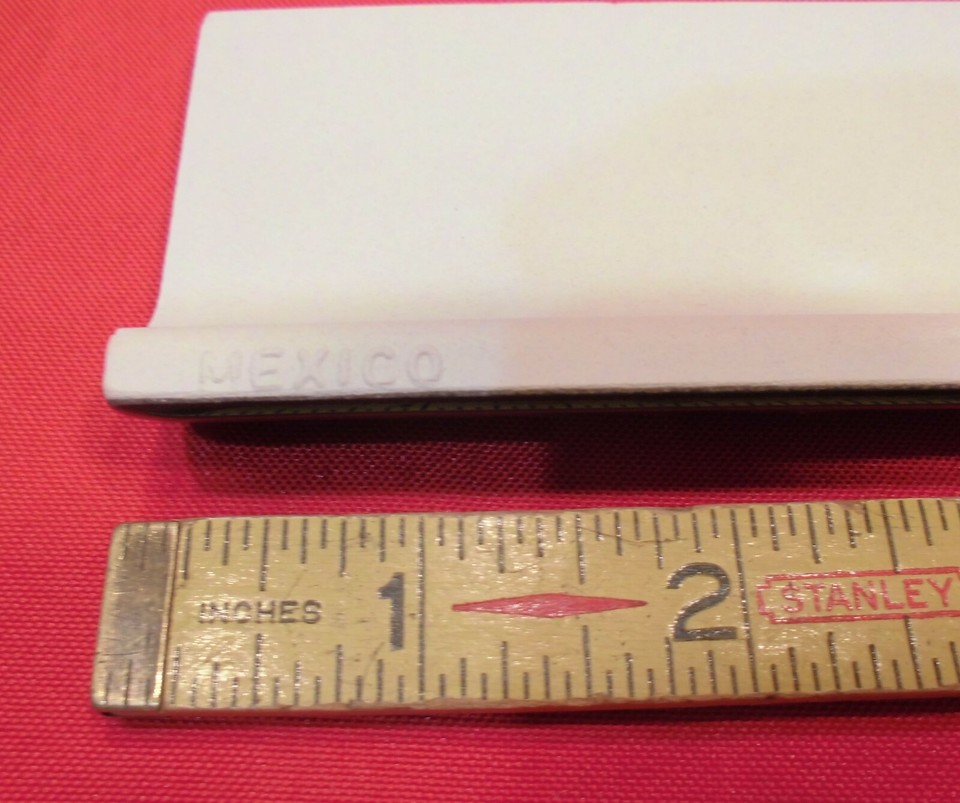 Black 2 x 6 in Ceramic Tile Mud Cap Bullnose Trim 2x6 inch American ...