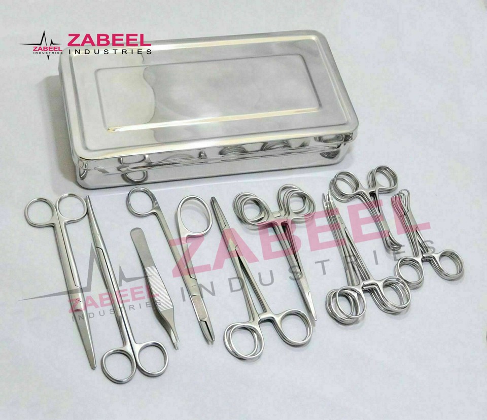 Veterinary General Surgery Kit Stitch Up Kit Surgical Instruments Human ...
