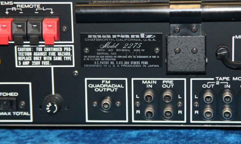 Vintage Marantz Model 2275 Sterophonic Receiver 75 Watts Per Channel | eBay