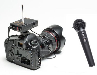 Pro D5600 WHM wireless handheld mic for Nikon D5500 D5400 D5300 D5200 ...