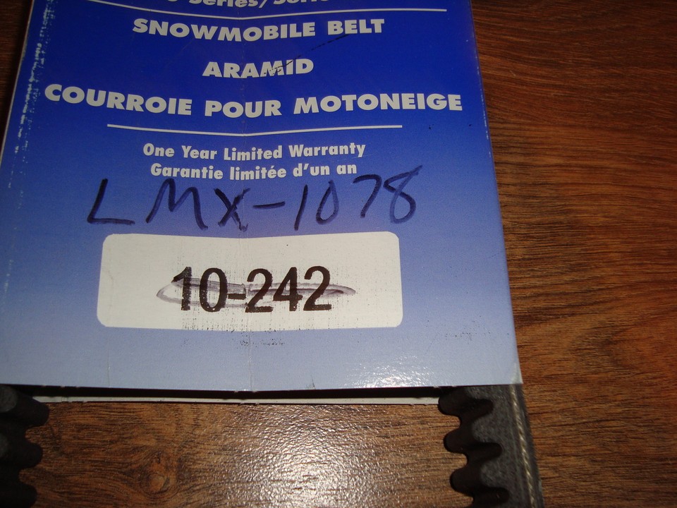 NEW NOS Kimpex Super K Belt 1078 Arctic Cat El Tigre Pantera EXT 10-242 ...