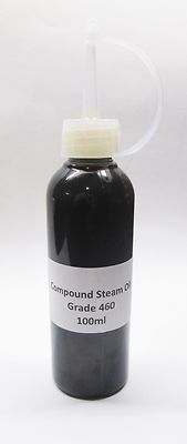 Compound Steam Oil 460 Grade 100ml / Live Steam Model/ Mamod Steam ...