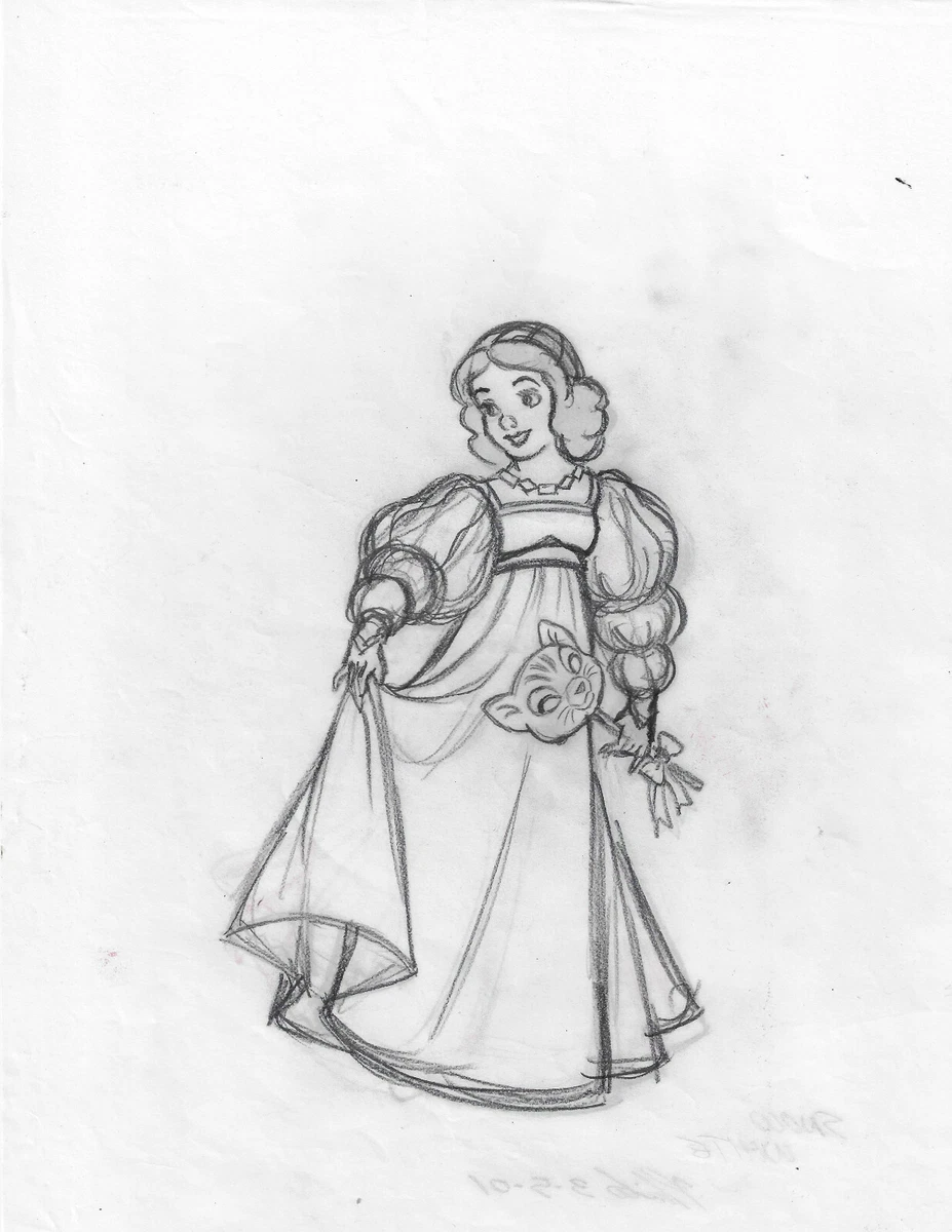 Princess Snow White Drawing