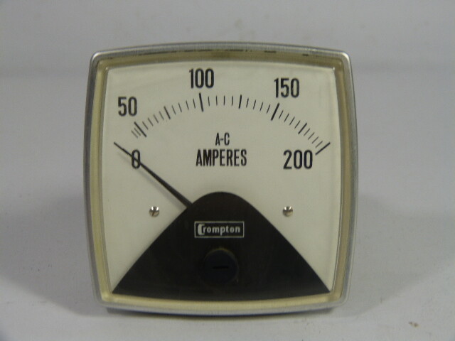 Crompton 016-02AA-LSRL-C6-S2 Panel Meter 0-200 AC Amps for sale online ...