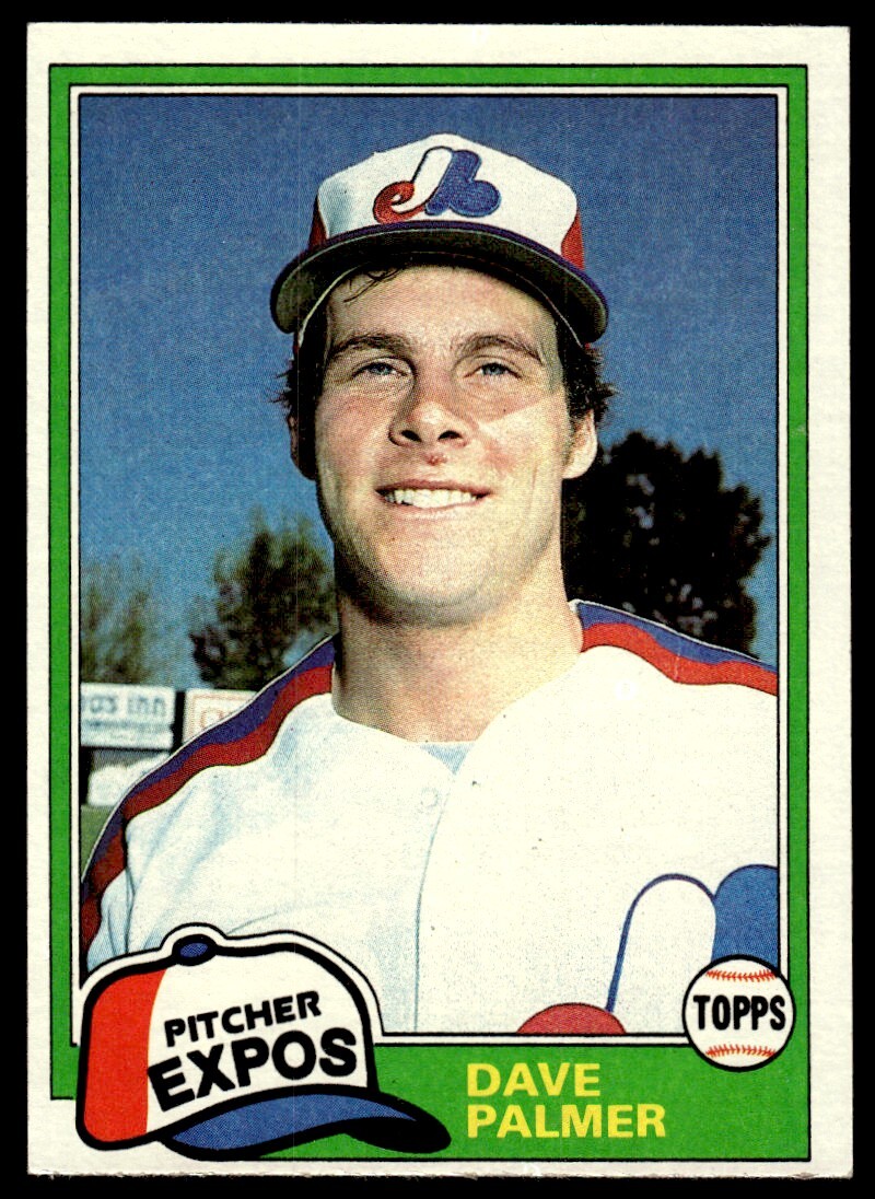 1981 Topps Dave Palmer Montreal Expos #607 | eBay