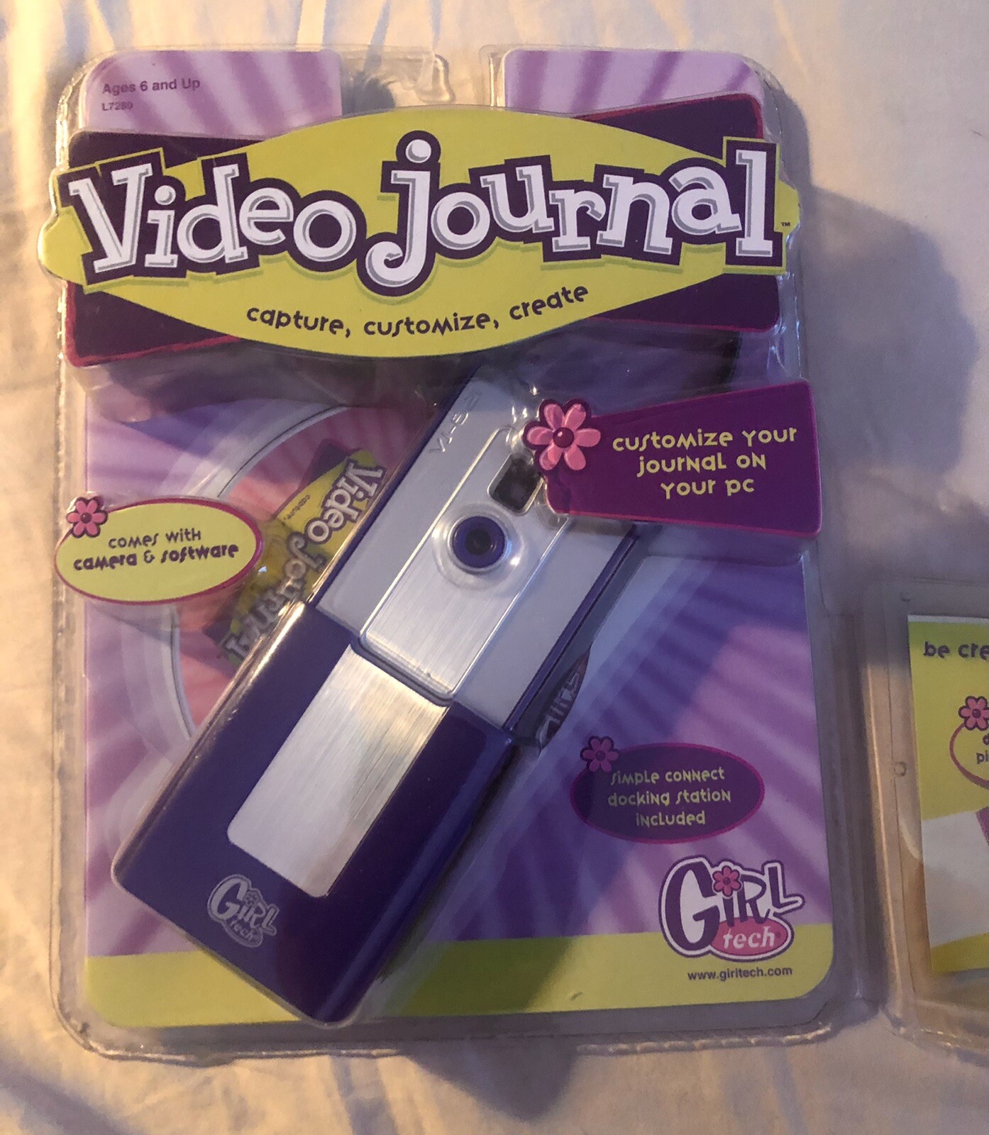 Video Journal Girl Tech Camera Mattel Radica Circa 2007 Unopened for ...