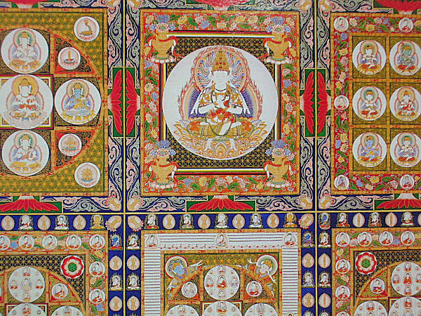 Buddhist SHIKISHI set; RYOKAI MANDALA(Taizokai & Kongokai /Womb ...