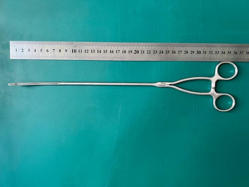 Wexler FL8429.12 VATS Node Grasping Forceps Curved Left 11mm Oblong ...