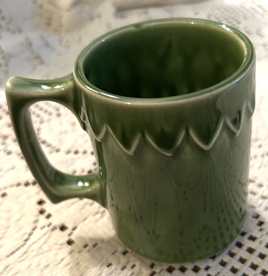 Rare Hall Pottery Jolly Green Giant Lil Sprout Mug Cup | eBay