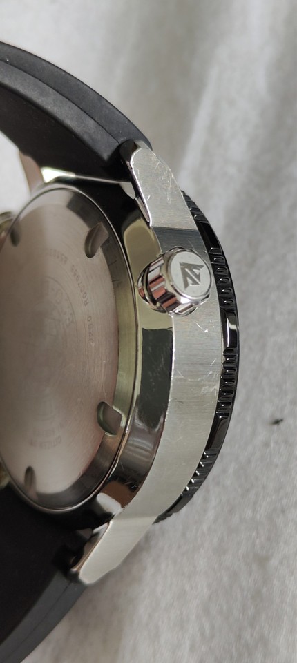 Citizen PROMASTER ALTICHRON 46mm Black Dial Rubber Band Men's Watch ...