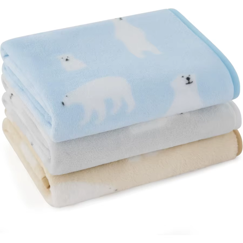 Blankets Super Soft Fluffy Premium Fleece Flannel Portable Throw Dog ...