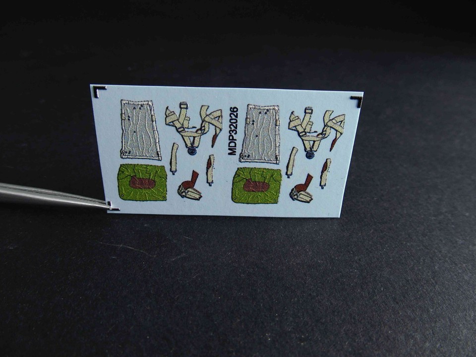 Luftwaffe WWII Aircrew Parachutes Scale 1:32 Metallic Details MDP32026 ...