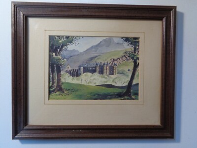 Richard Tugwell Signed, Framed art print watercolor 1983, castle, 11 ...
