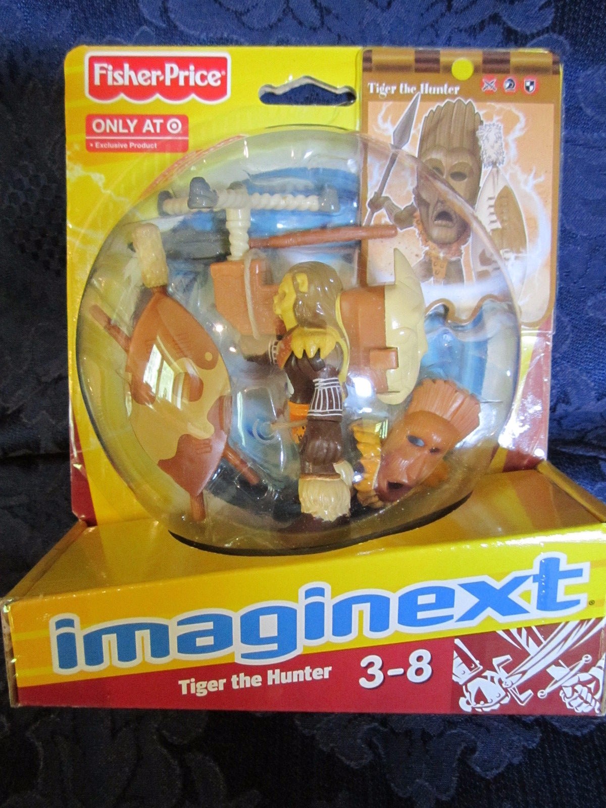 Fisher Price Imaginext Battle Arena new box Tiger the Hunter Mask ...