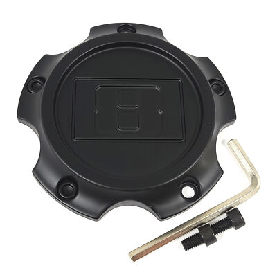 Level 8 Motorsports (by TSW) Matte Black Wheel Center Hub Cap Bolt-On ...