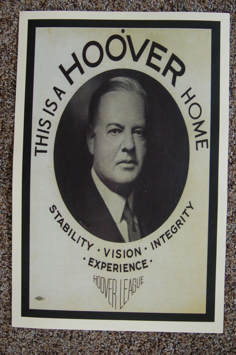Herbert Hoover Campaign Poster