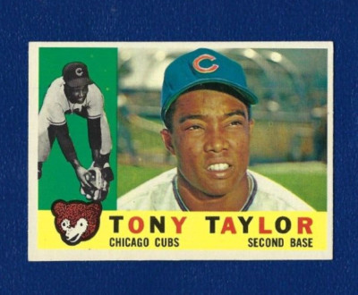1960 Topps baseball card #294 Tony Taylor Chicago Cubs EX+ | eBay