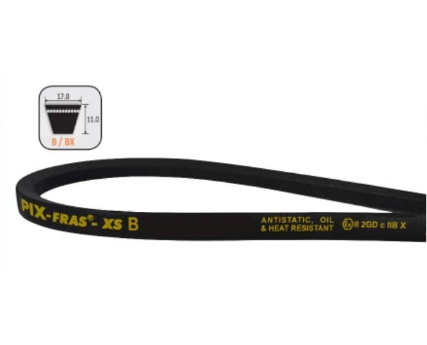 Pix B74 Fire Resistant Anti Static (FRAS Rated) V Belt B Section | eBay