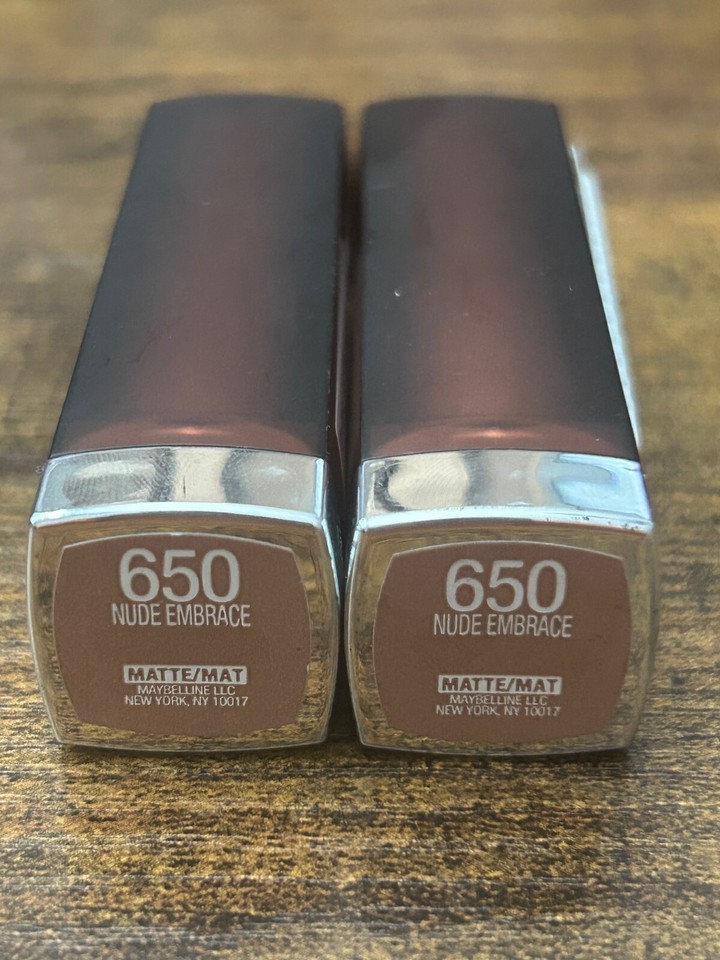Maybelline Color Sensational Lipstick - 650 Nude Embrace - 2 Pack | eBay