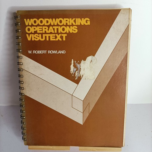 Woodworking Operations Visutext Robert Rowland Vintage Collectable Ring ...