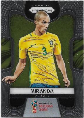 2018 Panini FIFA World Cup Base Card (34) MIRANDA Brazil | eBay