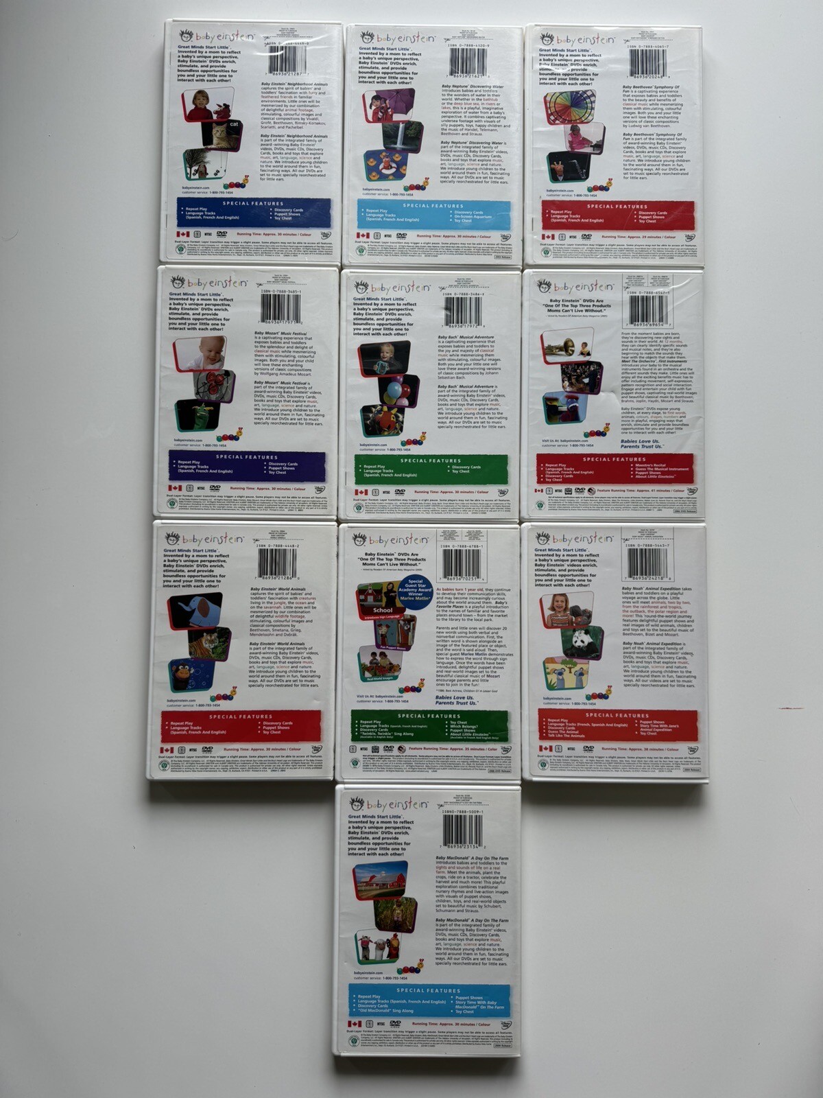 Baby Einstein 10 Disc Dvd Box Set | eBay