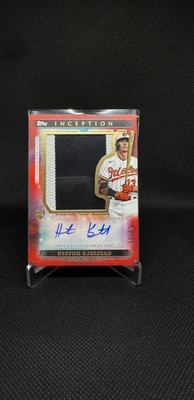 2024 Topps Inception-Rookie Auto/Relic Red/25 Heston Kjerstad Jumbo RPA ...