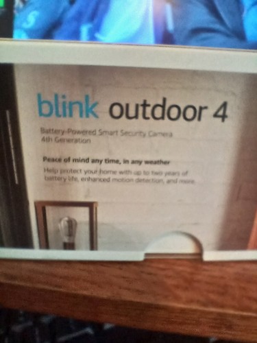 New Blink Outdoor 4 (4th Gen) Wire-Free Smart Security Camera HD 2-Way ...