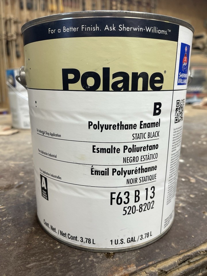 Sherwin Williams Polane B Polyurethane Enamel Paint / Static Black ...